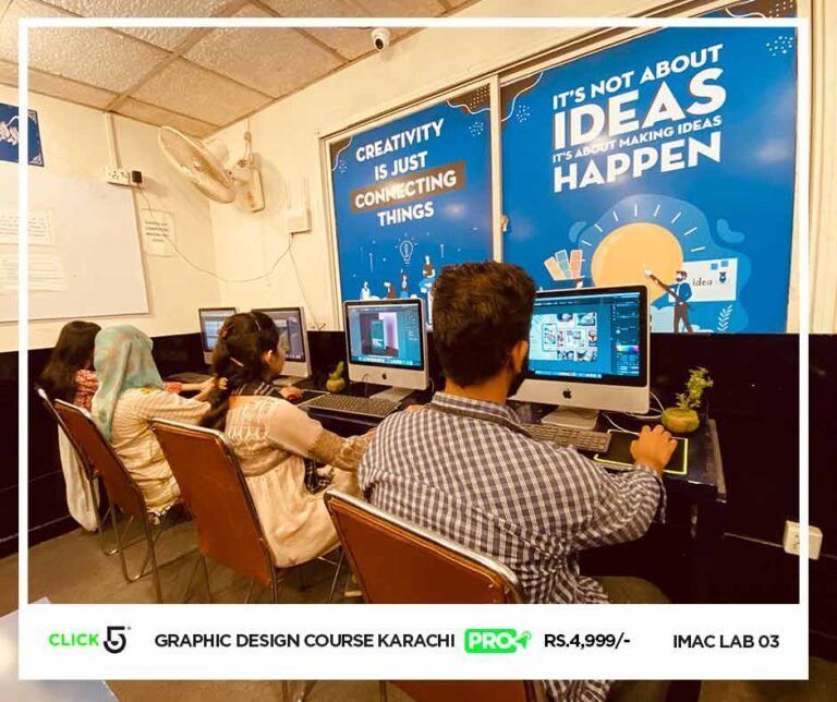 GRAPHIC DESIGNING COURSE in Karachi | Click5